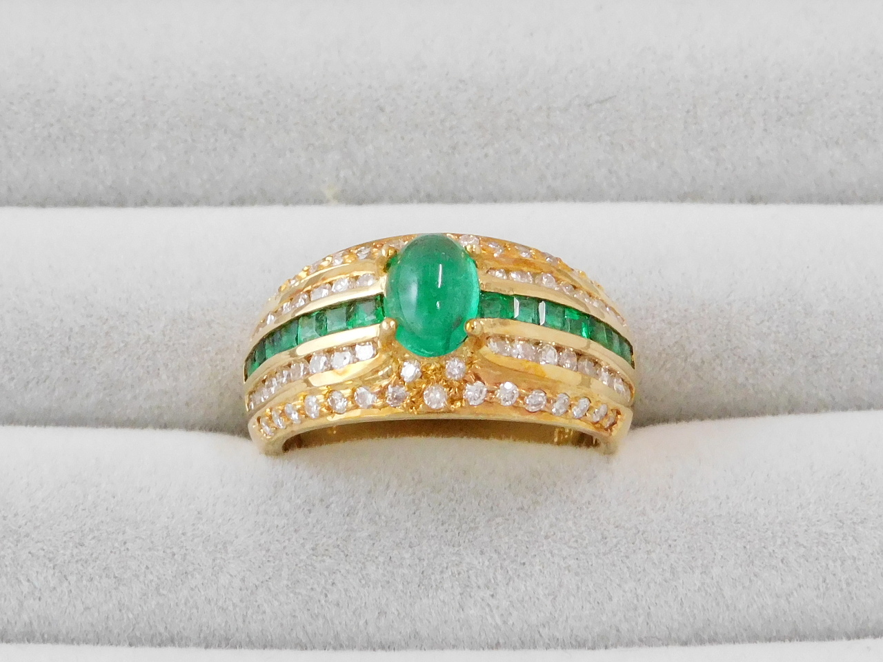 エメラルドリング E0.73ct｜郡山のまじめな買取専門店Tamaki